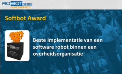 OD NZKG winnaar Softbot Award 2020 - Omgevingsdienst NL